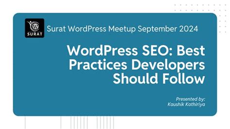 Wordpress Seo Best Practices Developers Should Followpdf