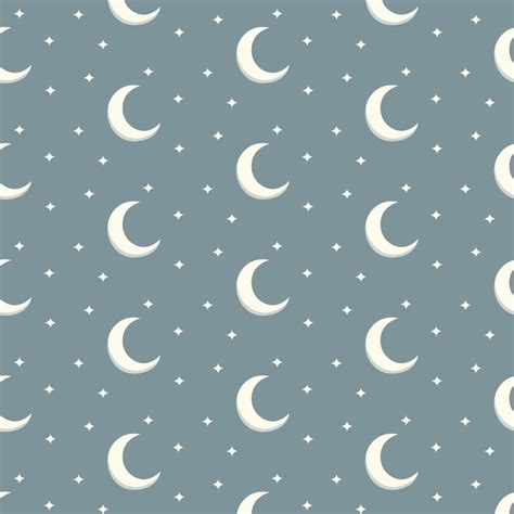 Premium Vector Pattern With Crescent Moons