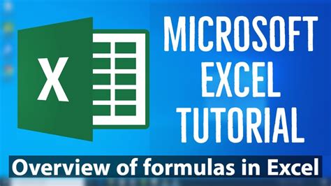Microsoft Excel Tutorial Basic Excel Formulas Important Formulas For Beginners Youtube