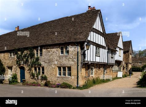 Lacock Pottery Bed And Breakfast With Its Half Timbered Facade In The