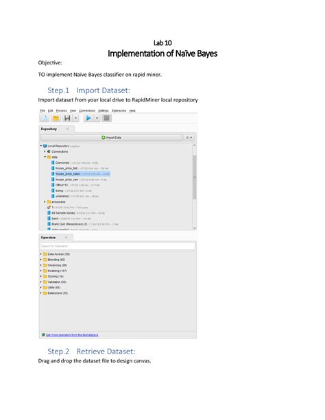 Lab 10 Lab 10 Implementation Of Naïve Bayes Objective To Implement Naïve Bayes Classifier On