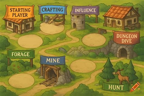 An Isometric Blueprint Drawing Of A Multi Level Fantasy Base With Towers Bridges And Leaf Like