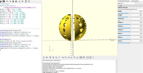 3d Part Design With Openscad 45 A Revised Stl Cutter