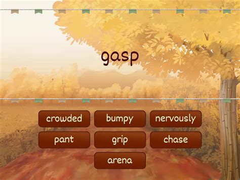 Androcles And The Lion Vocabulary Find The Match