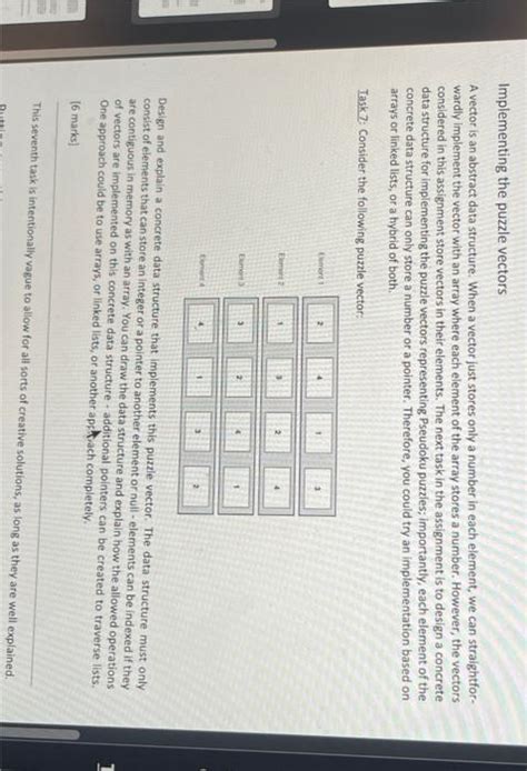 Solved Implementing The Puzzle Vectors A Vector Is An Ab