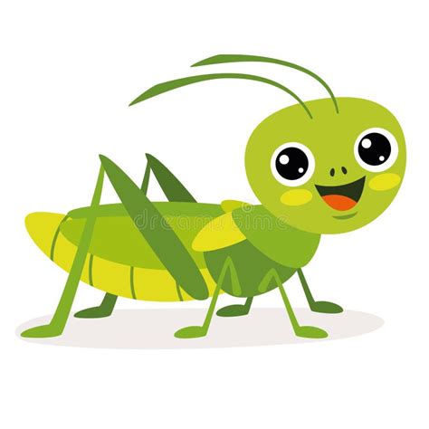 Cartoon Illustration Of A Grasshopper Stock Illustration Illustration