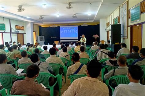 မလှိုင်မြို့နယ်တွင် လူဦးရေဆိုင်ရာအချက်အလက်များ တိုက်ဆိုင်စစ်ဆေးခြင်းလုပ်ငန်း လမ်းညွှန်ဆွေးနွေးပ