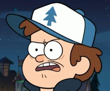 Dippers Impersonation Of Pacificas Face Gravity Falls Funny