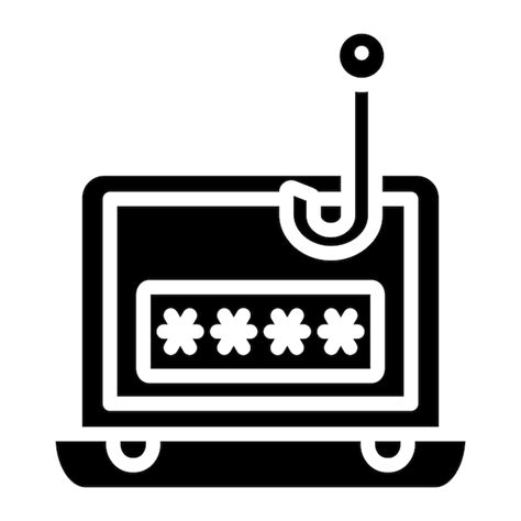 Premium Vector Password Phishing Icon Style