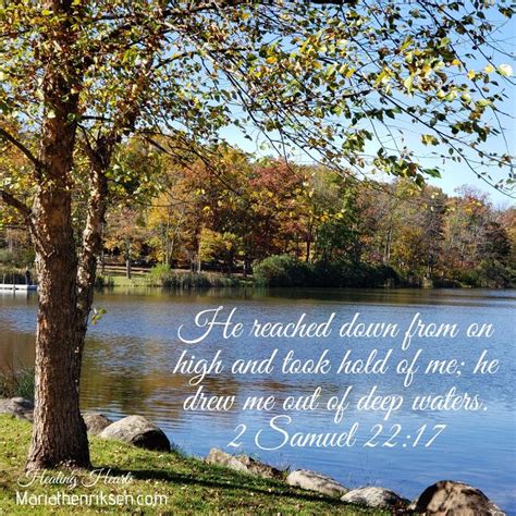 Beautiful Lake With Bible Verse