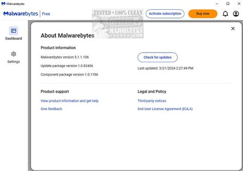 Malwarebytes 5 Majorgeeks