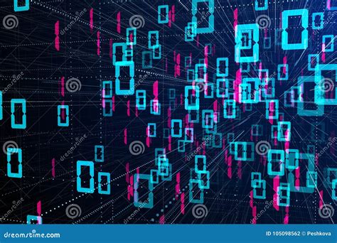 Binary Code Background Stock Illustration Illustration Of Innovation
