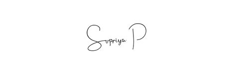 88 Supriya P Name Signature Style Ideas Exclusive E Sign
