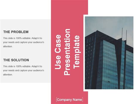 Use Case Presentation Template PowerPoint Templates Backgrounds Template PPT Graphics