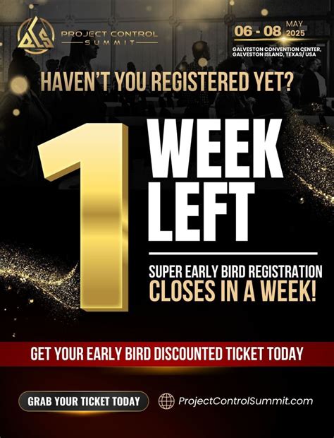 Projectcontrolsummit Pcs2025 Projectcontrols Earlybirdendssoon