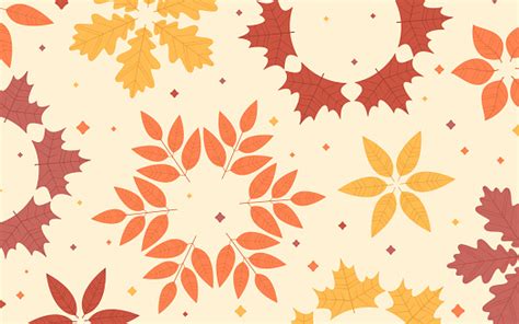 Modern Autumn Fall Leaf Background Stock Illustration Download Image