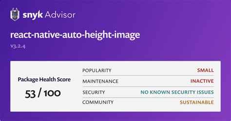 React Native Auto Height Image Npm Package Snyk