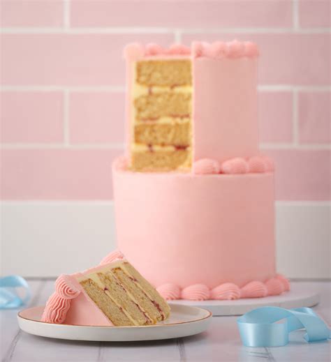 Pink Mini Two Tier Ribbons And Ruffles Cake Welcome To Lolas