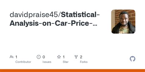 GitHub Davidpraise45 Statistical Analysis On Car Price Prediction