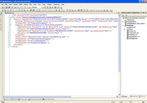 a wix web setup codeproject