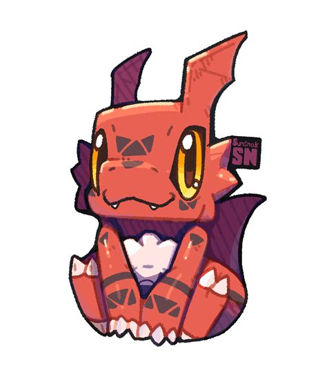Guilmon Digimon Drawn By Sunsnak Sn Danbooru