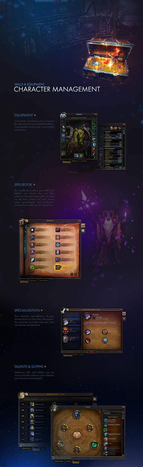 World Of Warcraft Ui Design Behance