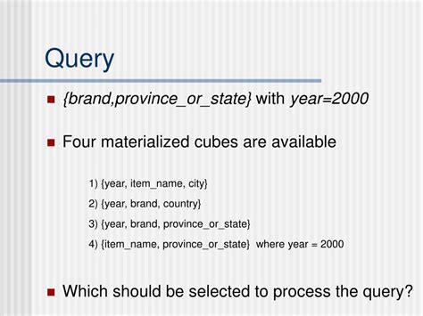 Ppt Implementation And Computation Of Dw And Data Cube Powerpoint