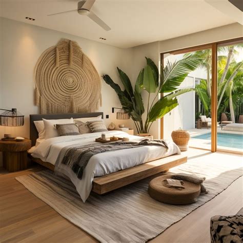 Beautiful Bedroom With Tulum Inspired Style By Balitecture Bedroom