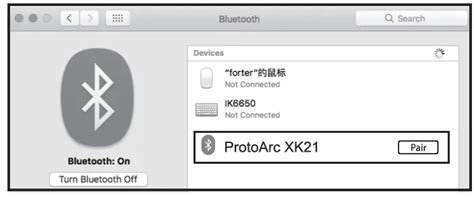 Protoarc Xk21 Wireless Left Handed Keyboard Bluetooth Ultra Thin Keyboard User Manual