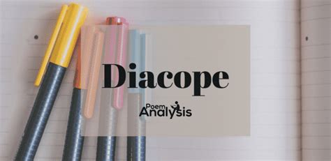 Diacope Definition And Examples Poem Analysis