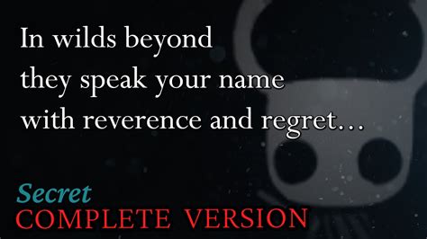 🔓 Hidden Hollow Knight Poem Revealed Youtube