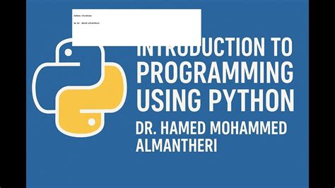Topic 11 Python Modules And Packages By Dr Hamed Mohammed Almantheri