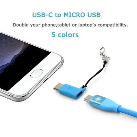 ฿9 อะแดปเตอร์แปลง Micro Usb ตัวเมีย เป็น Usb 3 1 Type C ตัวผู้ Th