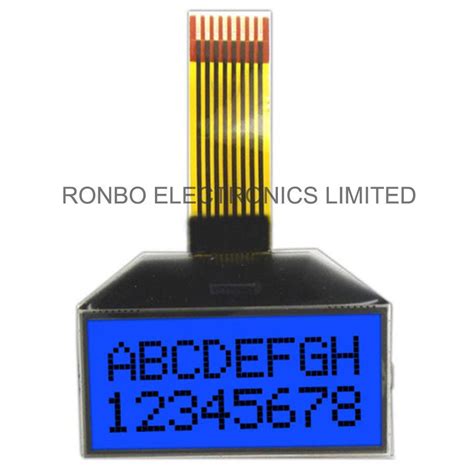 X Character LCD Module Cog Stn Blue Positive LCD Display Panel LCD
