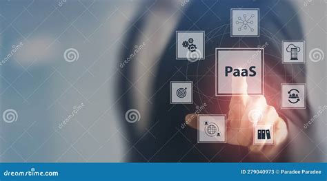 Paas Platform As A Service Acronym Technology Concept Background Stock Image Cartoondealer