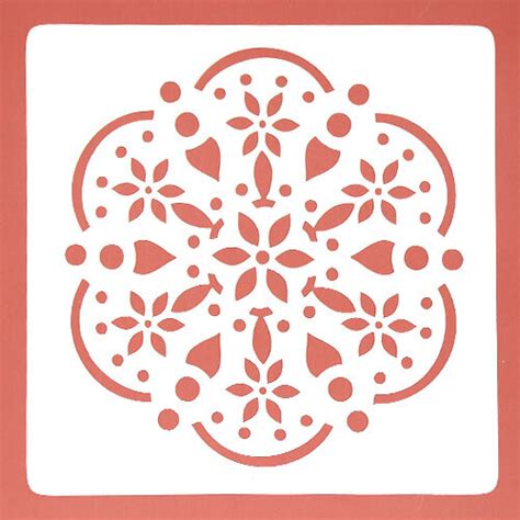 스텐실 도안 만다라 B 08 109 특별한공예샵