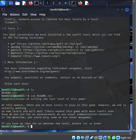 Linux Cybersecurity Overthewire Ctf Ethicalhacking Infosec Banditwargame Rooted