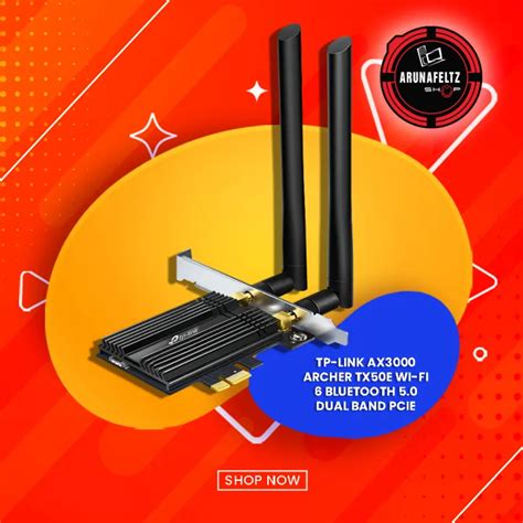 TP LINK AX3000 ARCHER TX50E WI FI 6 BLUETOOTH 5 0 DUAL BAND PCIE Lazada PH