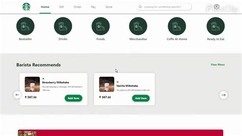 [video] 🌟 my latest project starbucks landing page use react js tailwind css and framer