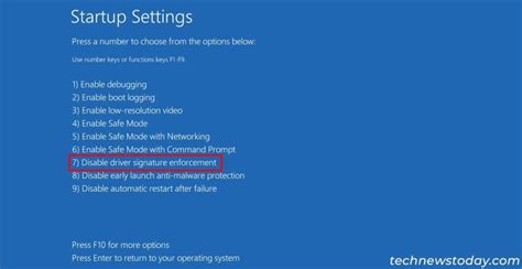 How To Disable Driver Signature Enforcement