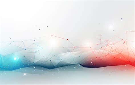 Premium Photo Abstract White Background Communication Technology Concept Vector Background