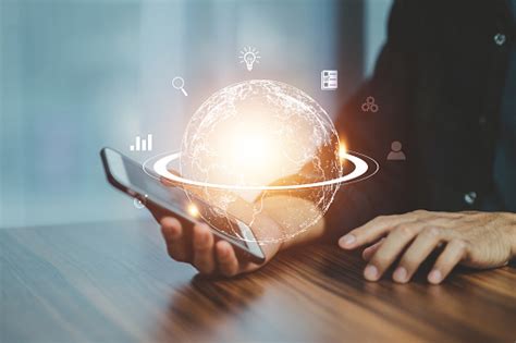 비즈니스 글로벌 인터넷 연결 응용 프로그램 기술 및 디지털 마케팅 개념에 대한 스톡 사진 및 기타 이미지 개념 개념과 주제