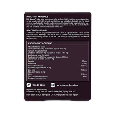 New Nordic Hair Volume 90t Tablets Shop And Dispatch
