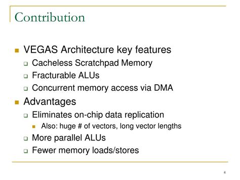 Ppt Vegas Soft Vector Processor With Scratchpad Memory Powerpoint