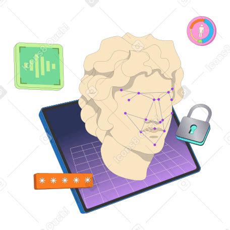 Biometric Authentication And Facial Recognition PNG SVG