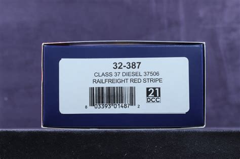 Bachmann Oo 32 387 Class 37 37506 In Br Railfreight Grey W Large Logo Clark Railworks