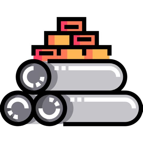 Icono De Materiales Detailed Straight Lineal Color