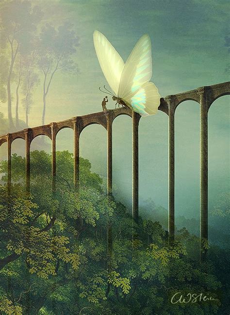 Catrin Welz Stein Hello Friend Digital Collage Art Digital Art