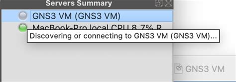 GNS ERROR Make Sure GNS And VMware Run Under The Same User Issue GNS Gns Server