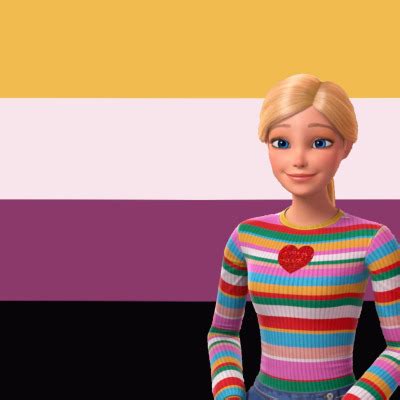 Nonbinary Pride Flag Color Picked From Barbie Mal Tumbex